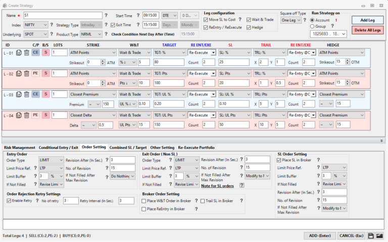Stockmock And Algotest Strategy Automation Tool (Time Based Straddle ...
