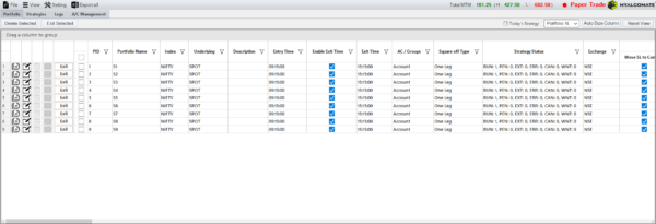 Stockmock And Algotest Strategy Automation Tool Time Based Straddle