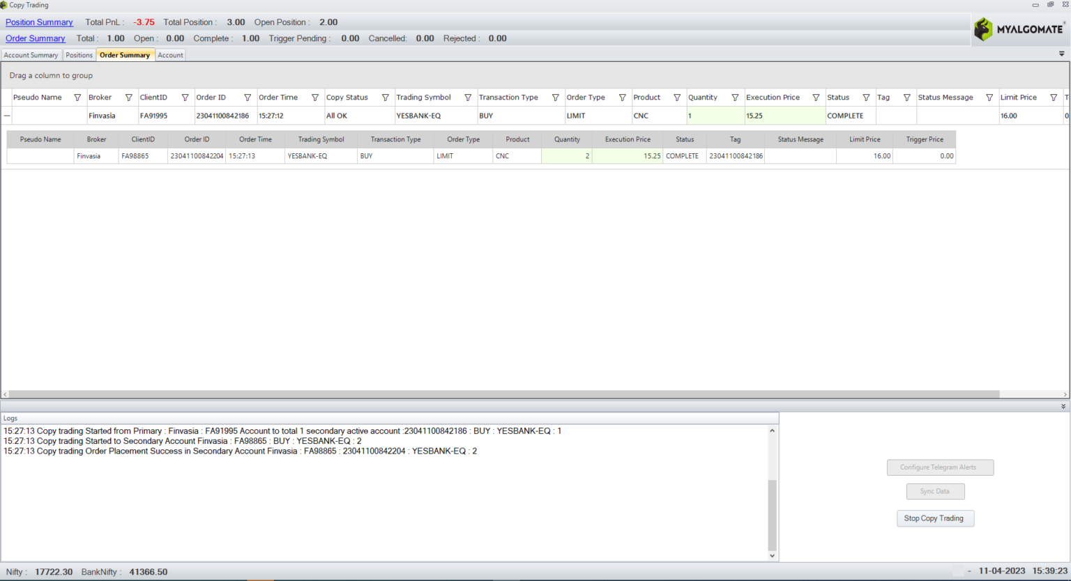 Copy Trading Software - Myalgomate