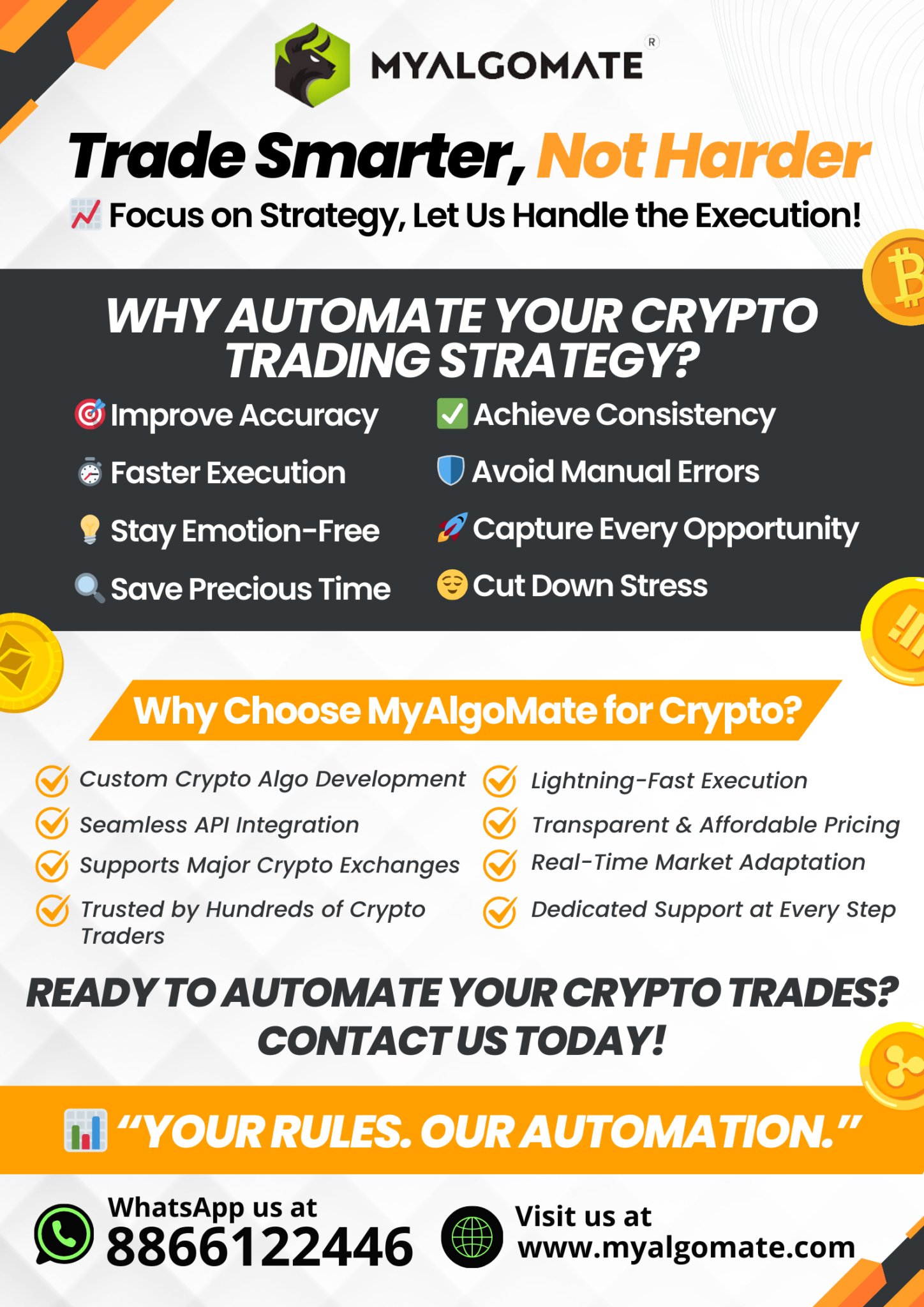 Crypto Algo Trading Development | Best #1 Cypto Algo Developer - Myalgomate